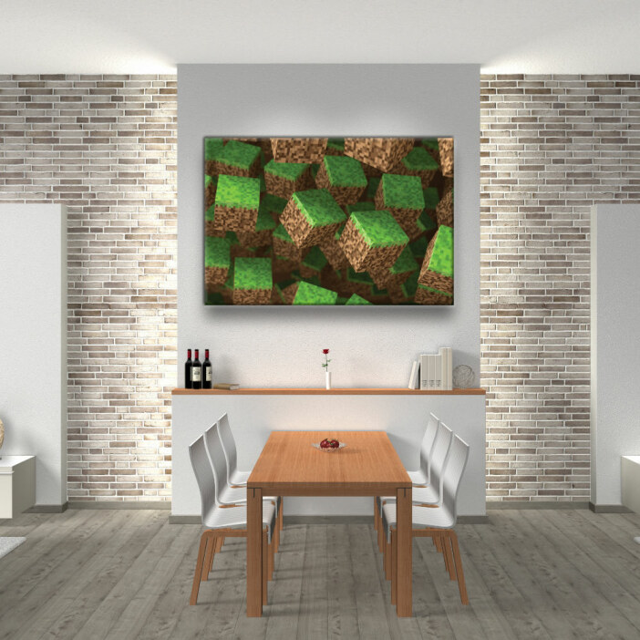 Tableau minecraft blocs de jardin • Tabloide