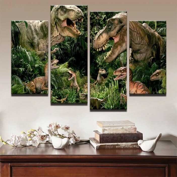 Tableau dinosaure t-rex • Tabloide