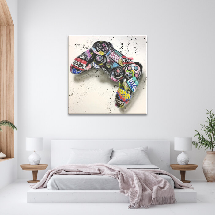 Tableau manette street art • Tabloide